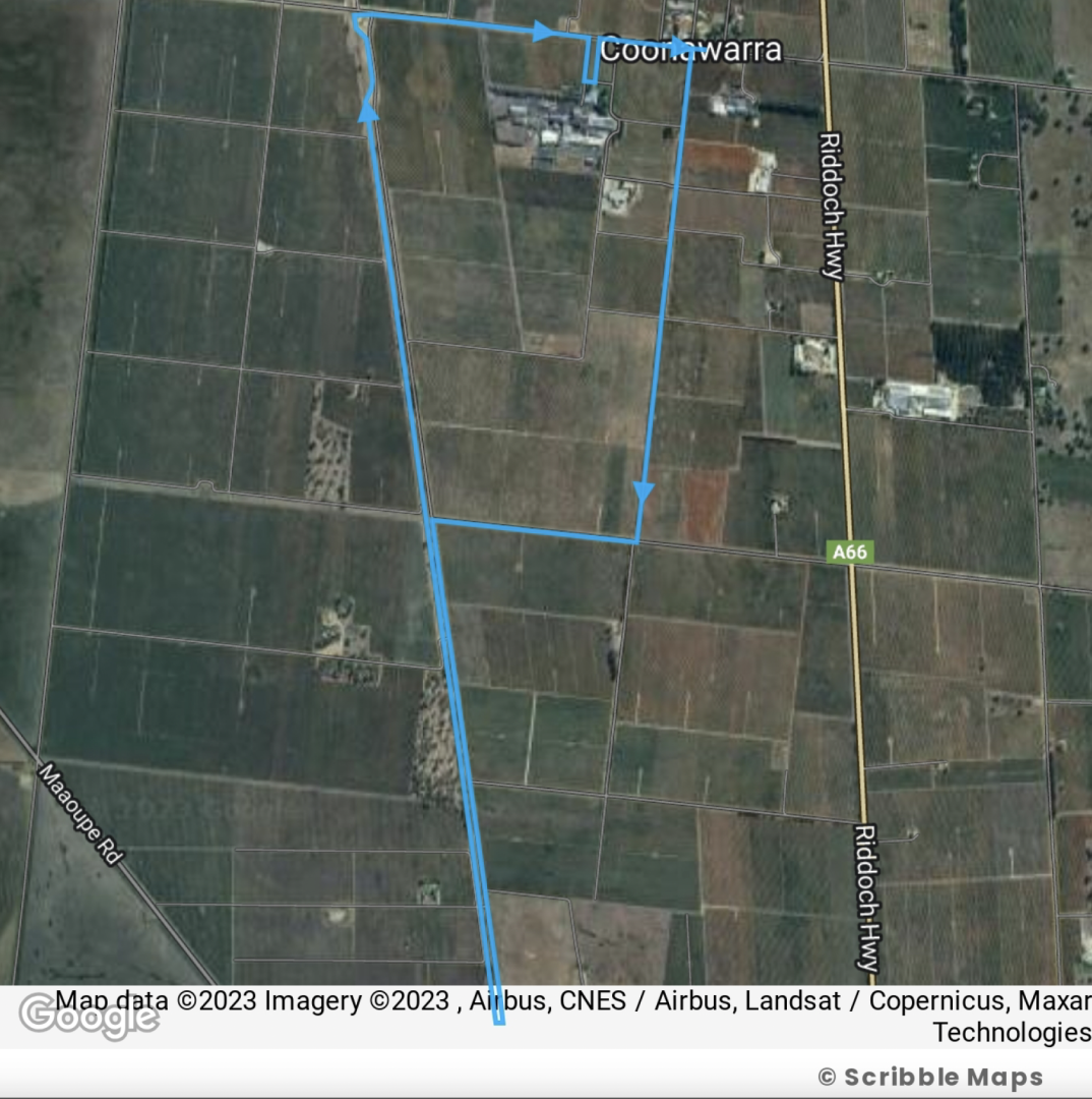 Event map – Coonawarra Running Festival