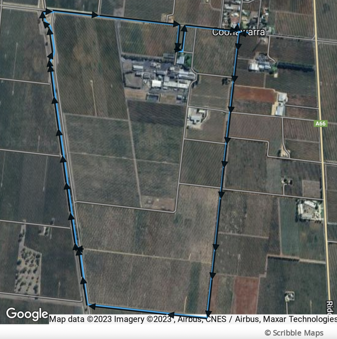 Event map – Coonawarra Running Festival